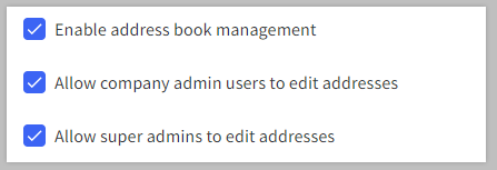 B2B Edition Settings